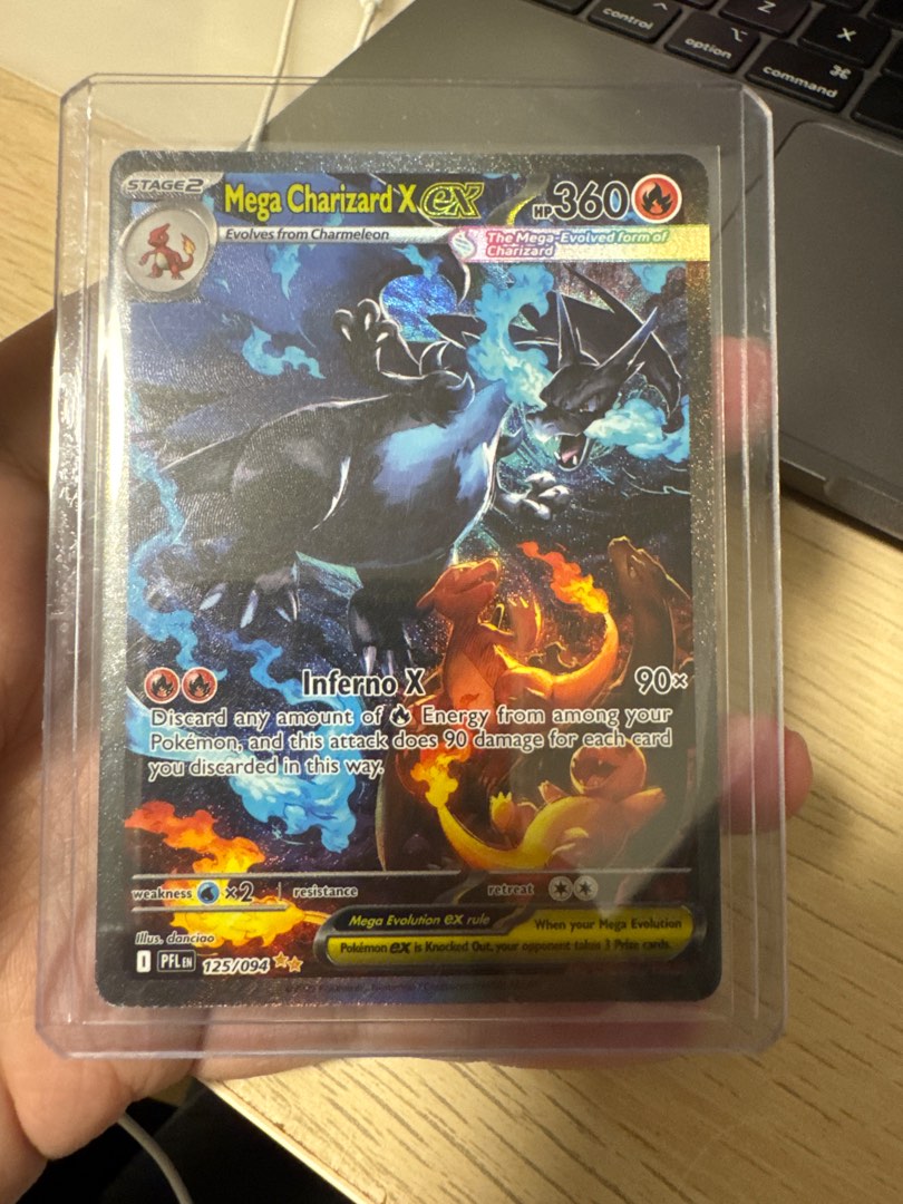 Pokemon Mega Charizard X EX Trading Card, Hobbies & Toys, Toys & Games ...
