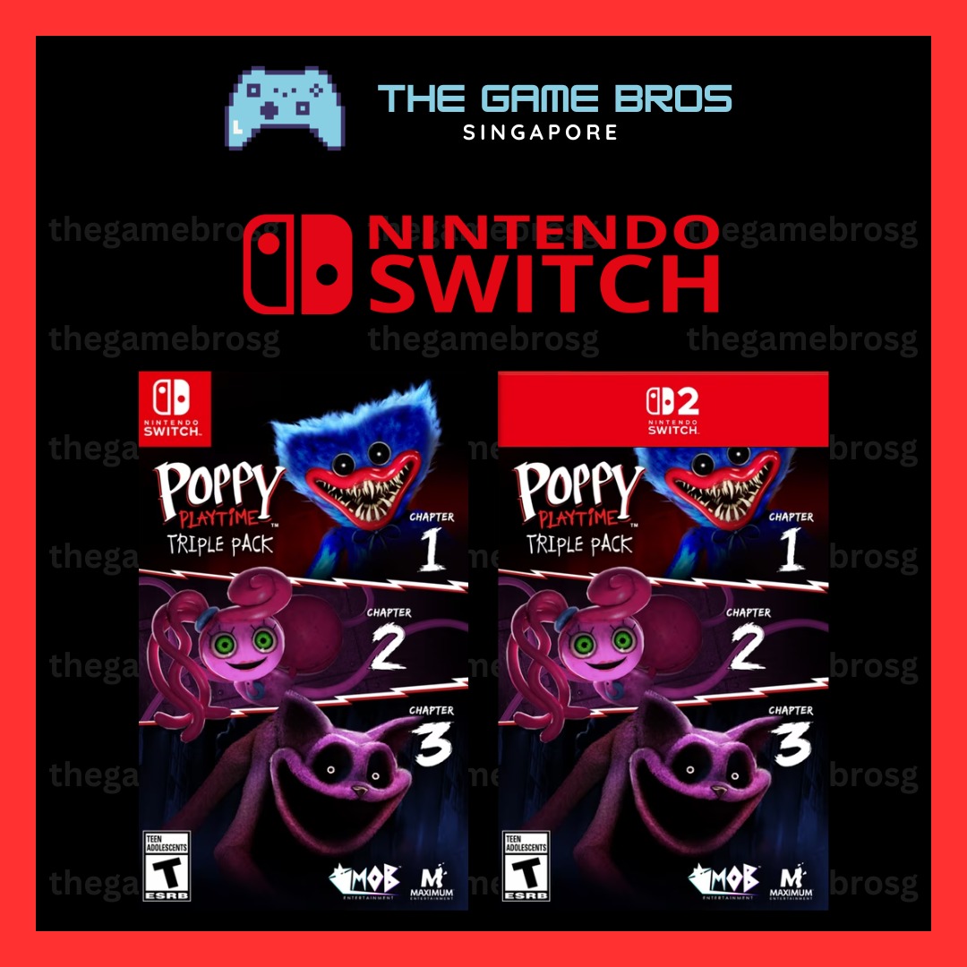 Poppy Playtime Triple Pack: Chapter 1, Chapter 2, Chapter 3 (Nintendo ...