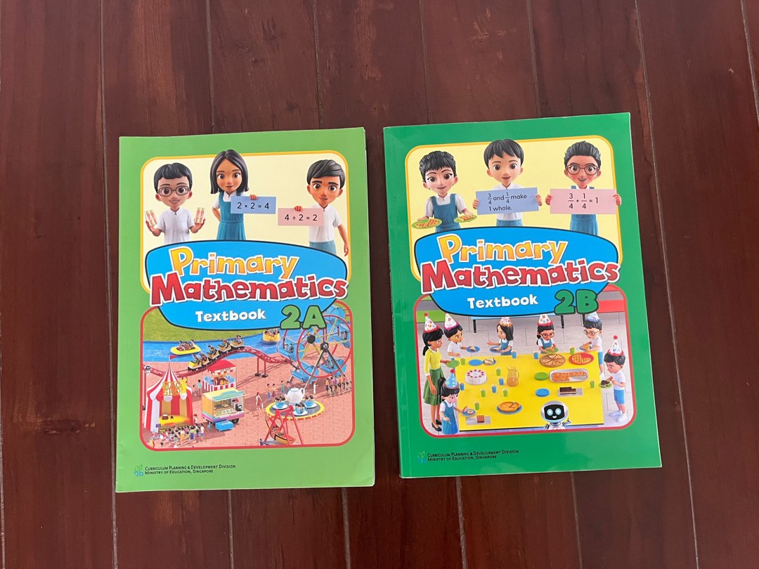Primary School Mathematics Textbook 2A & 2B - latest version used in ...