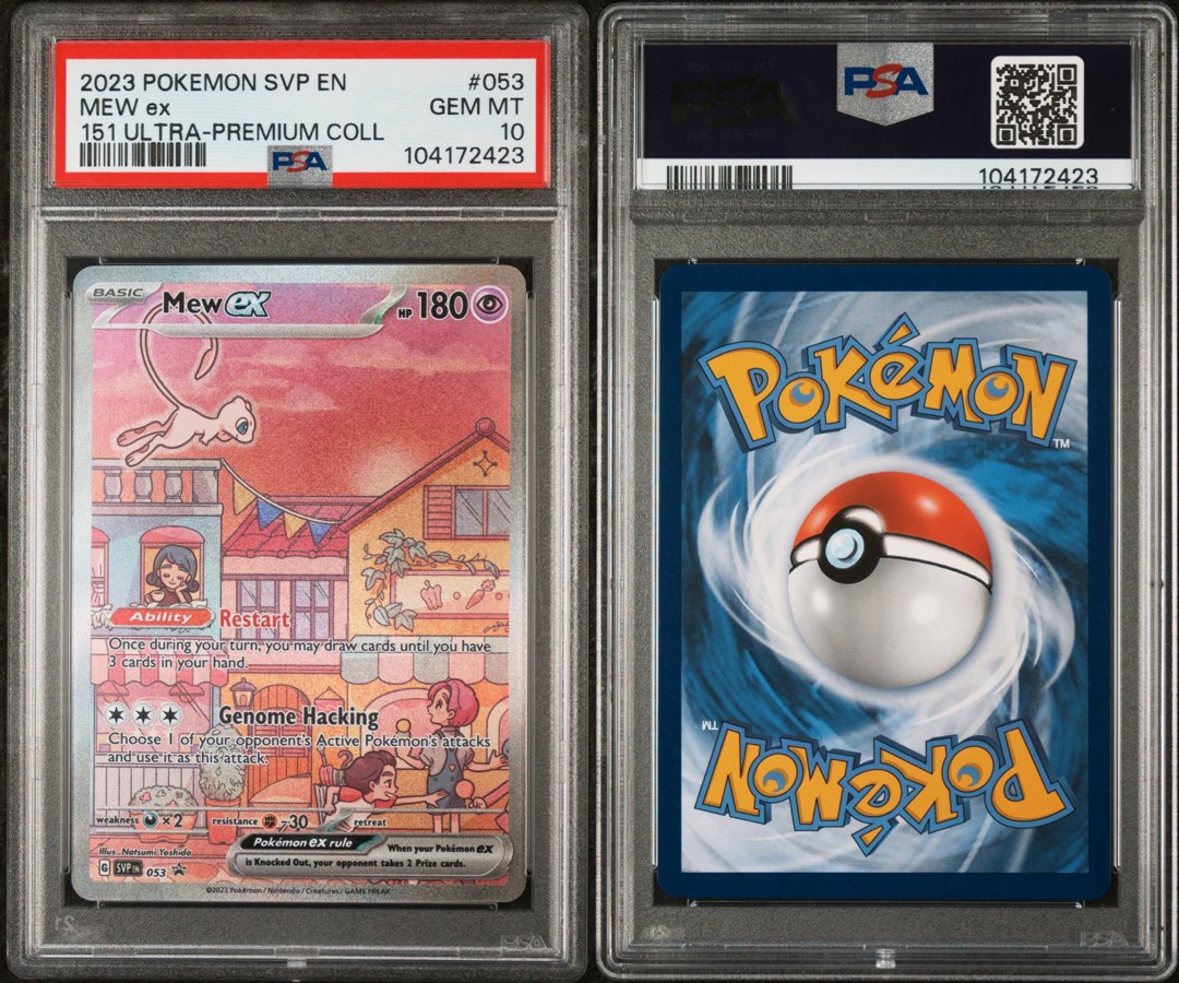 PSA 10 Mew ex 053 Promo 151 Ultra Premium Collection UPC Pokemon Card ...