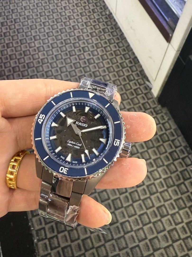 RADO CAPTAIN COOK SKELETON SWISS MADE AUTOMATIC CERAMIC DIVERS 300M ...
