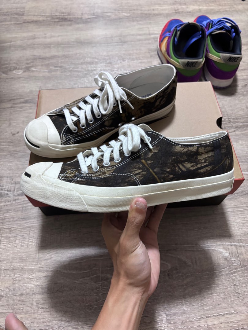 Real Tree Jack Purcell Converse, Men's Fashion, Footwear, Sneakers on ...