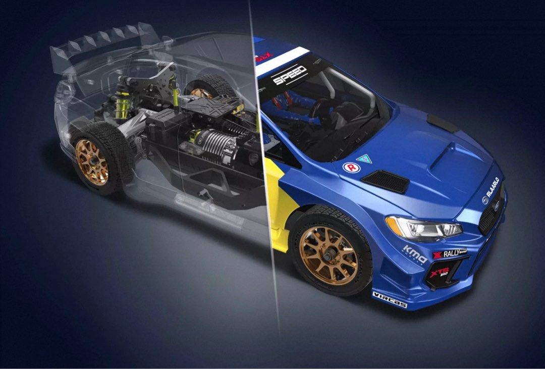 🚗PO Rlaarlo XTS-S10 1/10 Remote Control Electric Four-Wheel Drive Rally Car, Hobbies & Toys ...