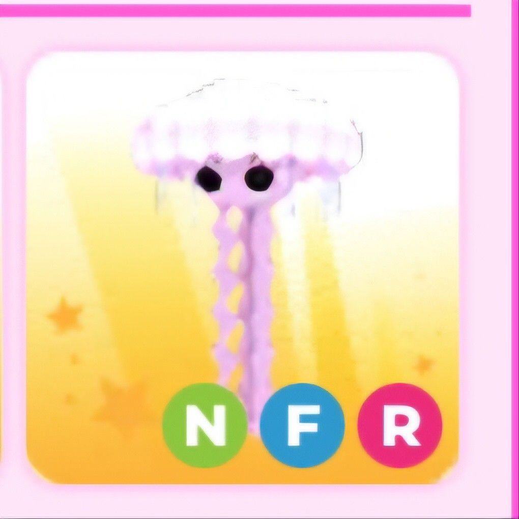 roblox adopt me nfr jellyfish, Hobbies & Toys, Toys & Games on Carousell