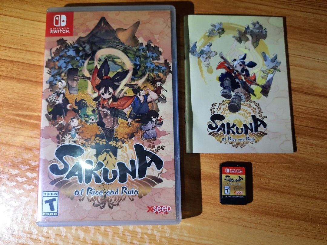 Sakuna of Rice & Ruin nintendo switch complete with manual, Video ...