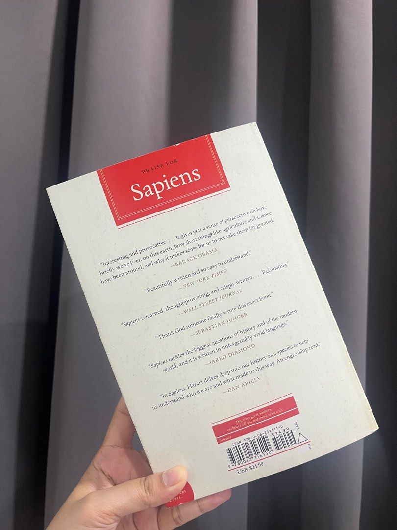 SAPIENS A brief history of humankind by Yuval Noah Harari RM30, Hobbies ...