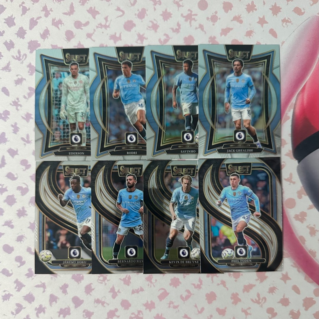 Panini Select Base Manchester City lot football cards Foden, Silva ...