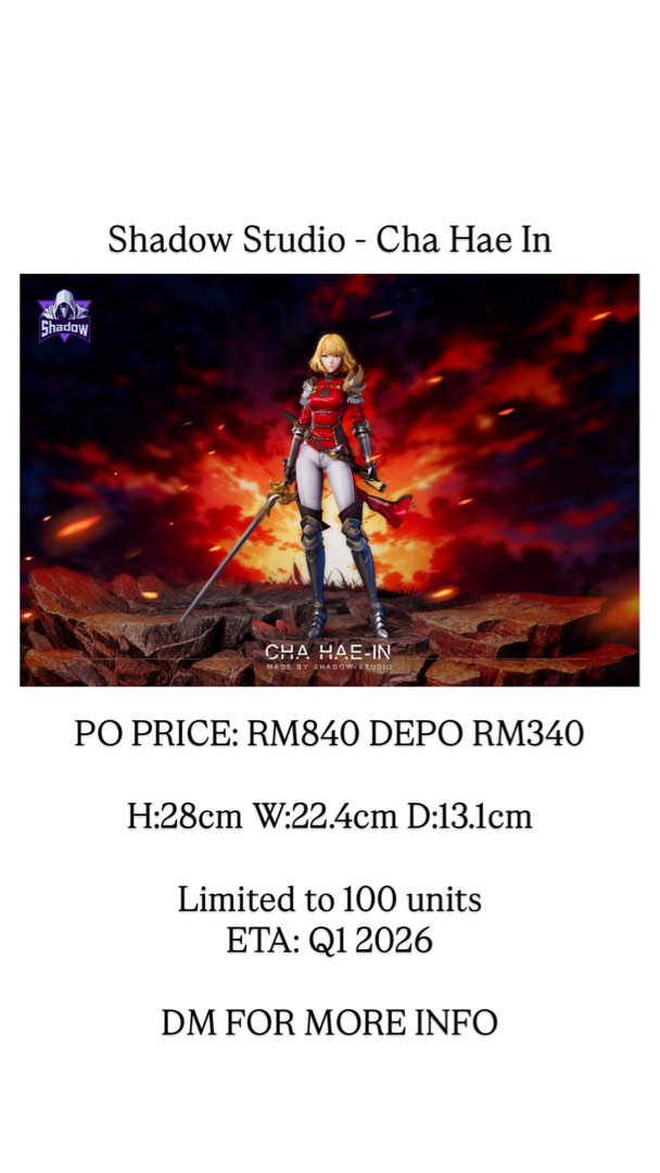 Shadow Studio - Cha Hae In, Hobbies & Toys, Toys & Games on Carousell