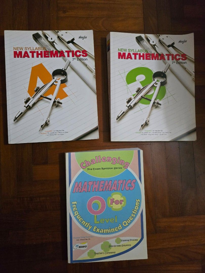Shinglee New Syllabus Mathematics 7th Edition + O Level Maths ...