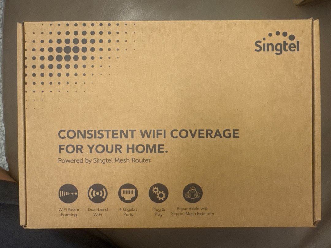 Singtel Mesh Router - Brand New, Computers & Tech, Parts & Accessories ...