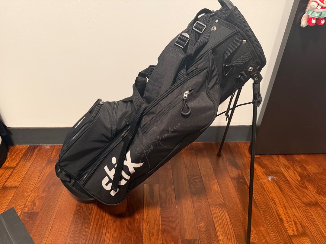 STIX Nicklaus Golf Stand Bag - Black, Sports Equipment, Sports & Games ...