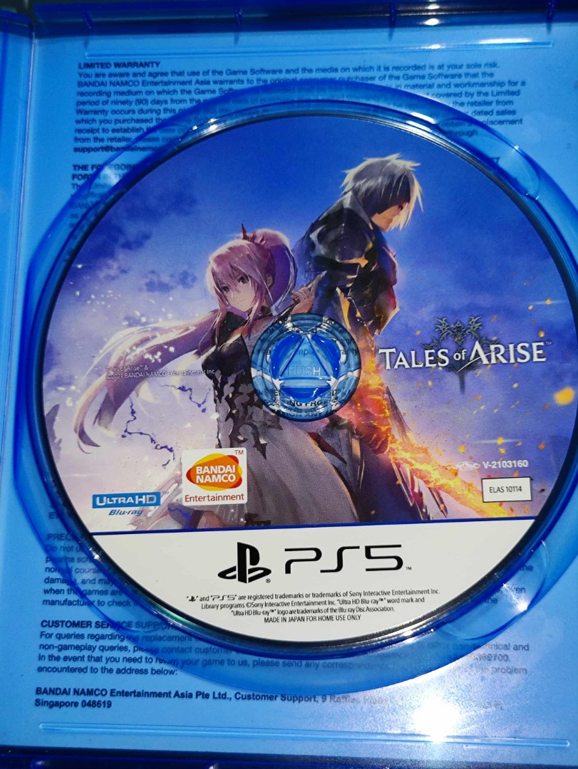 Tales of Arise PS5 (PRE-LOVED), Video Gaming, Video Games, PlayStation ...