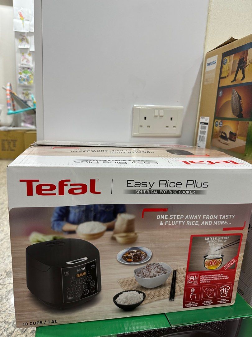 Tefal Easy Rice Plus Spherical Pot Rice Cooker, TV & Home Appliances ...