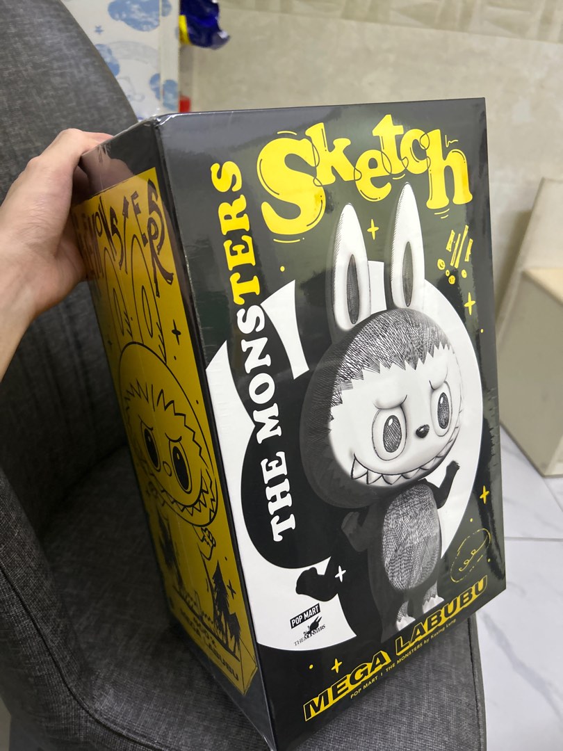 The Monsters Mega Labubu Sketch 400%, Hobbies & Toys, Toys & Games on ...