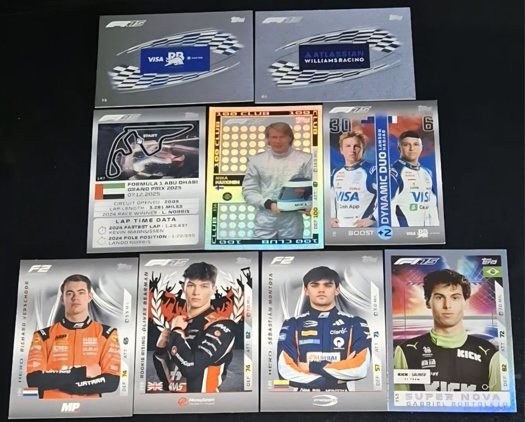 Topps F1 Trading Cards - Assorted, Hobbies & Toys, Toys & Games on ...