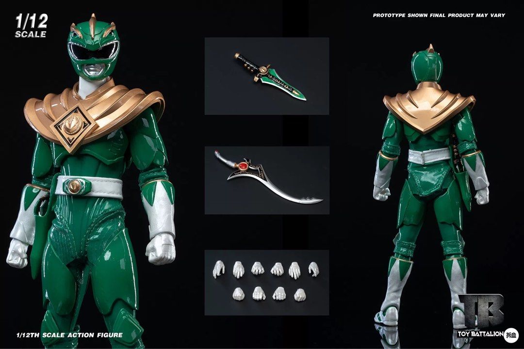 Toys Battalion 1/12 Mighty Morphin Power Rangers the Movie Green Ranger ...