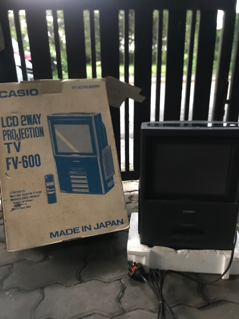 Vintage casio tv FV-600, Hobbies & Toys, Collectibles & Memorabilia ...