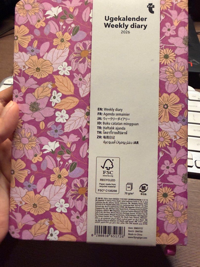 Weekly Diary Planner 2026, Hobbies & Toys, Stationery & Craft ...