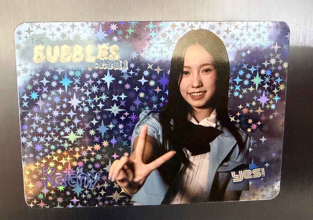 Yes card 120期 IdG Bubbles Idol Girls Cherrie 小倬 & Anesa; Kathy; Rora ...