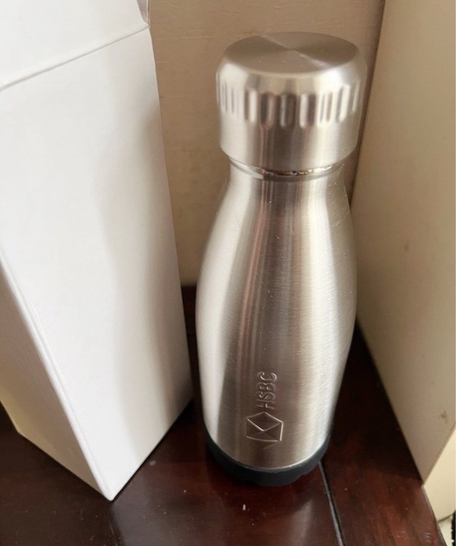 100% new 全新限量版 HSBC bank vacuum flask thermo stainless steel water ...