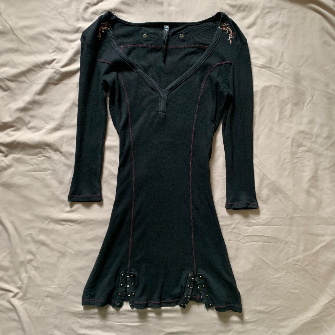 2000s Ozz Croce Ozz On Japan Gothic Punk Top, Women's Fashion ...