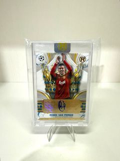 2024 Topps Merlin UEFA Club Competitions Auto Thierry Henry Gold /50 ...