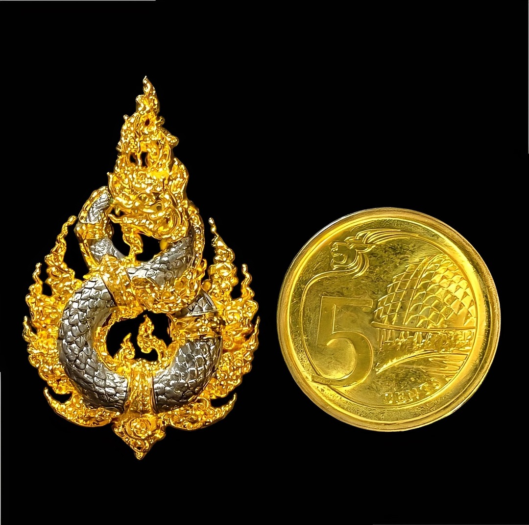Mini Naga Dragon King Roop Lor/Phaya Naga/Phayanak Amulet, Wat Thai ...