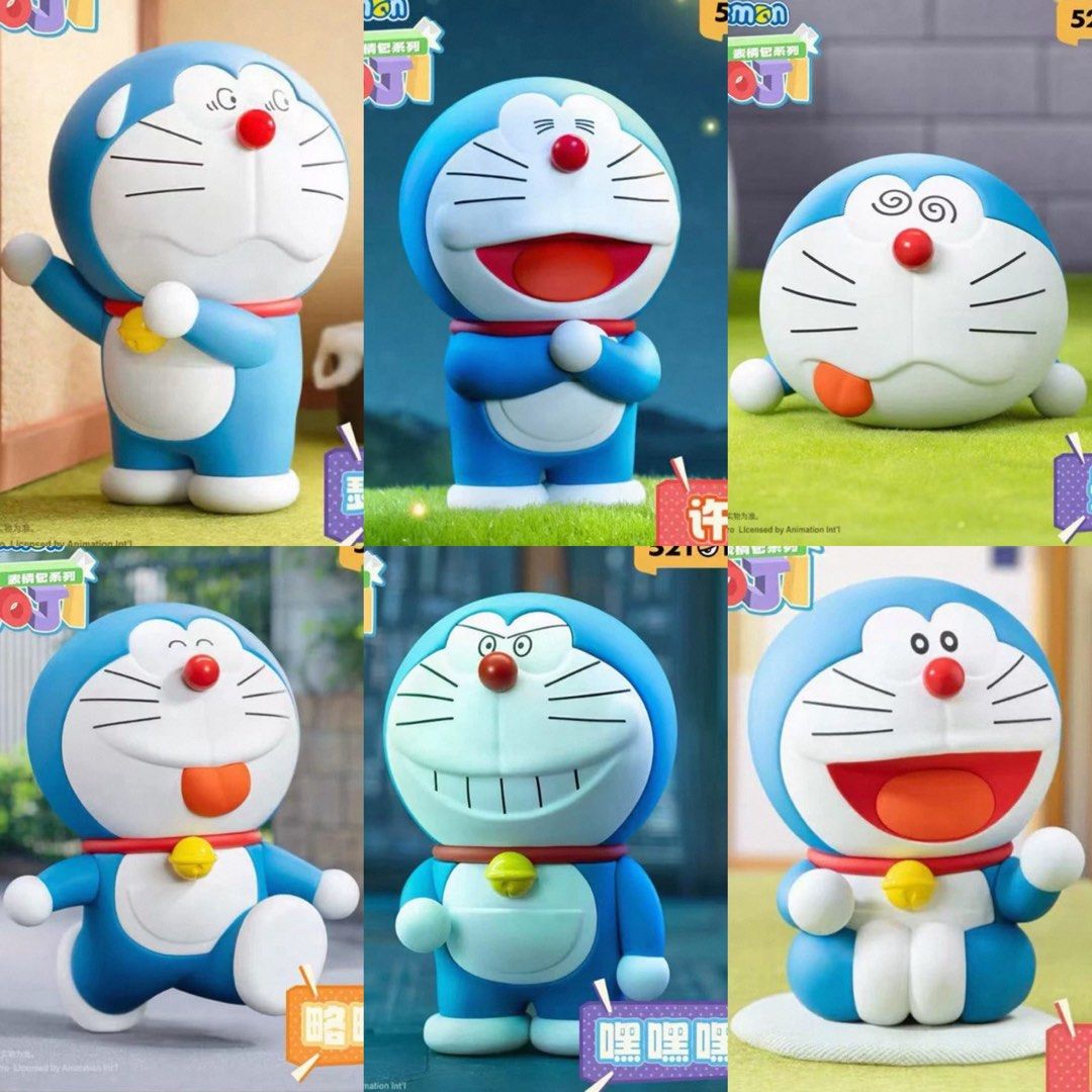 52Toys Doraemon Emoji Series Blind Box/ FULL SET / CONFIRMED DESIGN ...