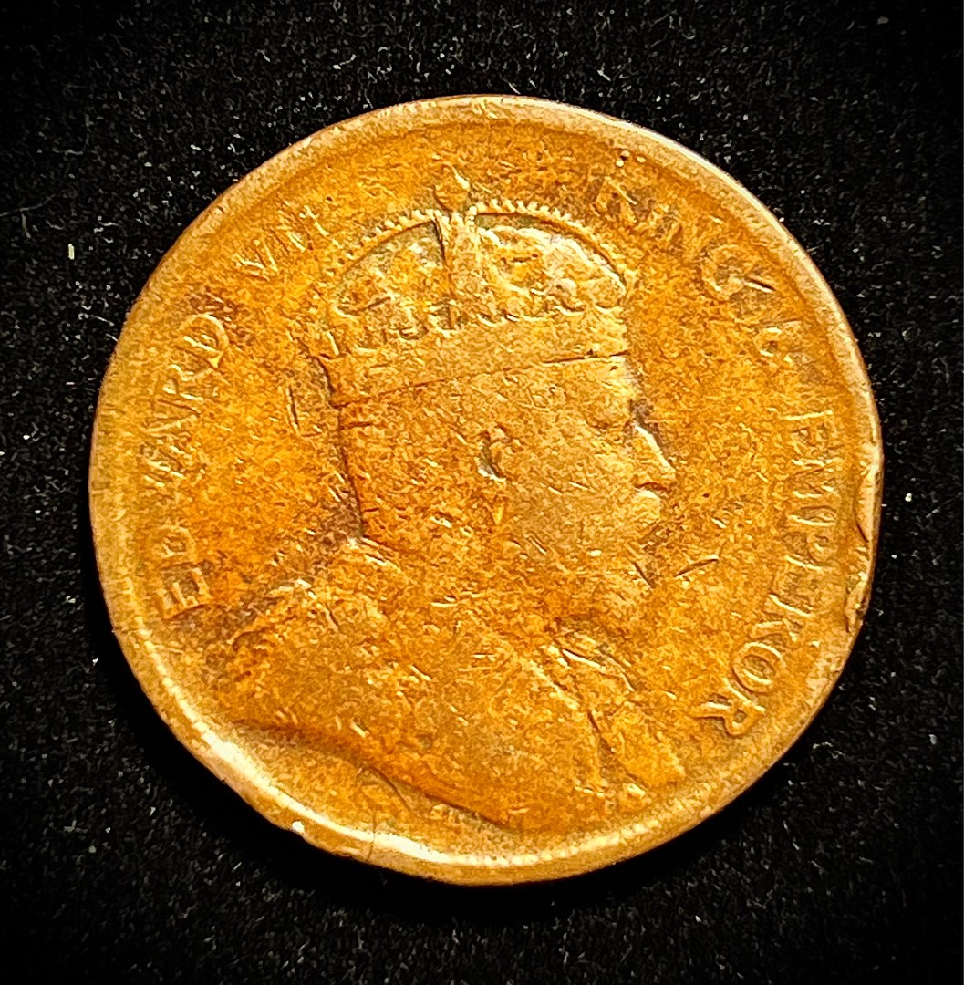 1903 Olden British Straits Settlements King Edward VII ONE 1-Cent ...