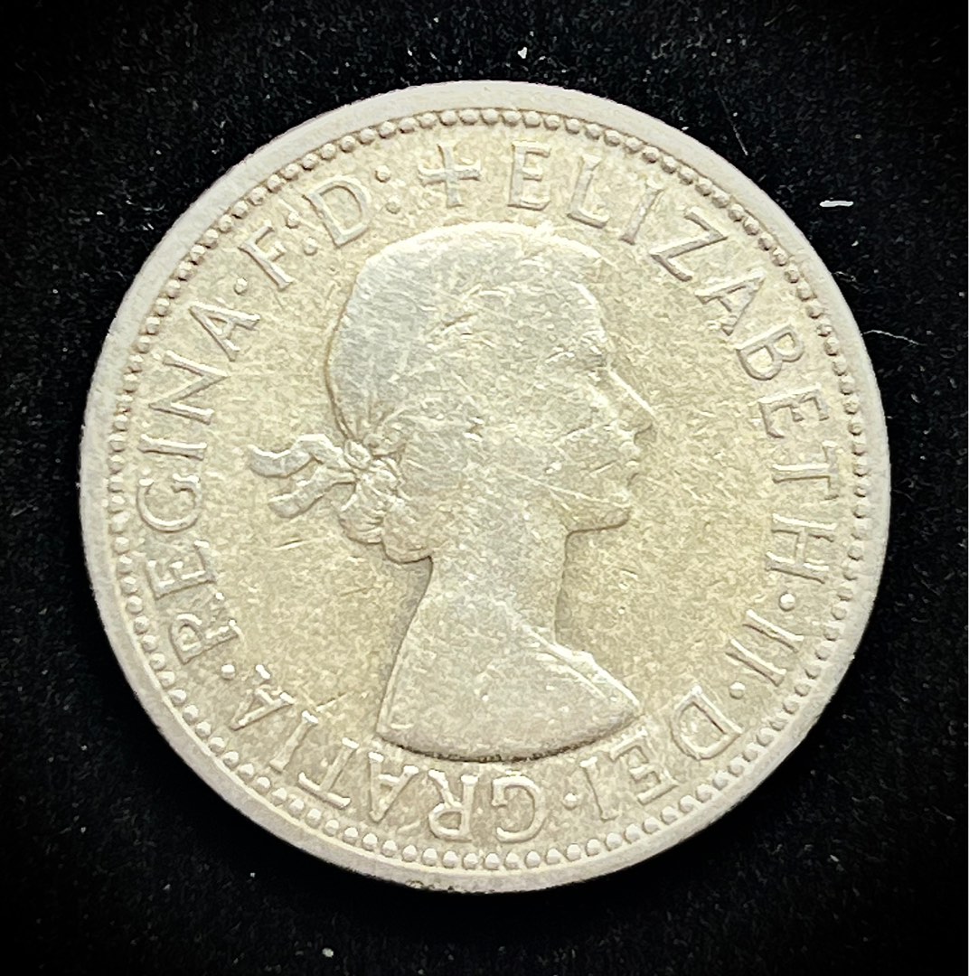 1956 The Commonwealth of Australia Queen Elizabeth II ONE 1-Florin ...