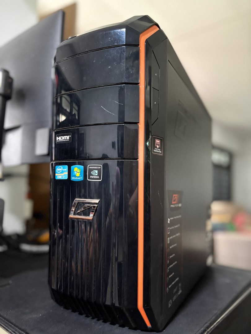 ACER PREDATOR Gaming Desktop Computer PC CPU Processor intel i7 Storage ...