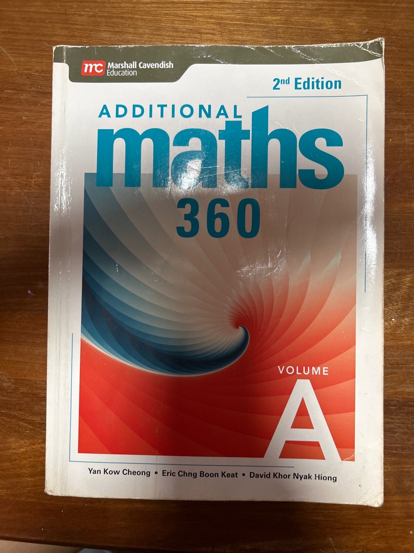 Additional Maths 360 Volume A 2nd Edition, Hobbies & Toys, Books ...