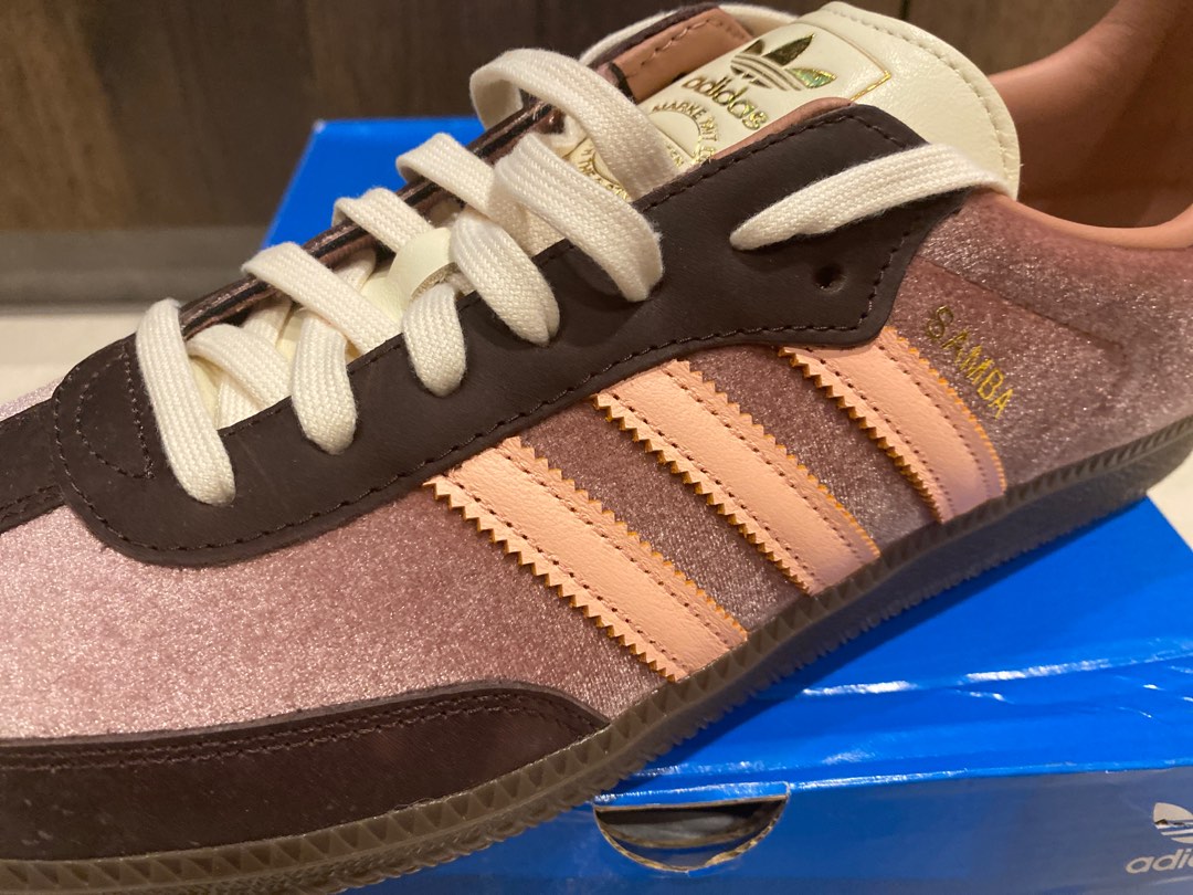 Adidas Samba OG W - Pink Velvet, Men's Fashion, Footwear, Sneakers on ...