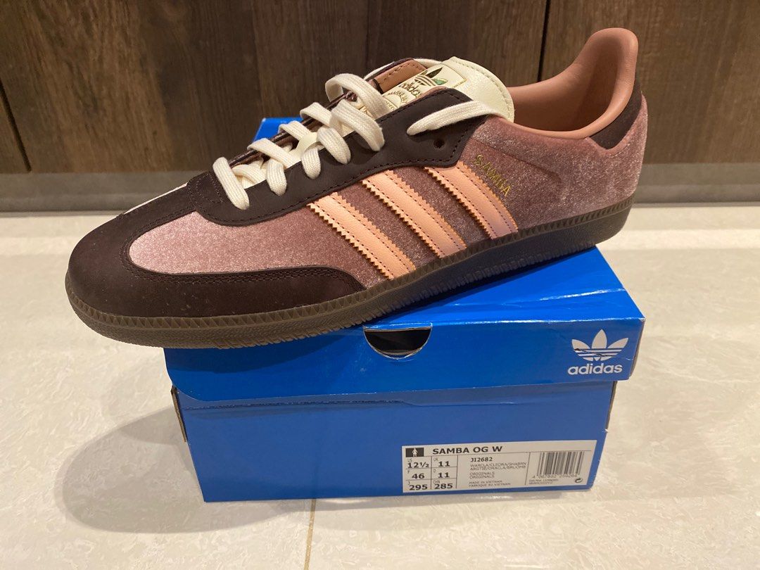Adidas Samba OG W - Pink Velvet, Men's Fashion, Footwear, Sneakers on ...