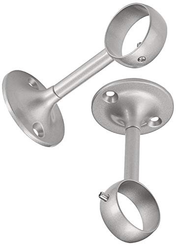 Amazonbasics Ceiling-Mount Bracket, Set of 2, Nickel 10050, Mobile ...