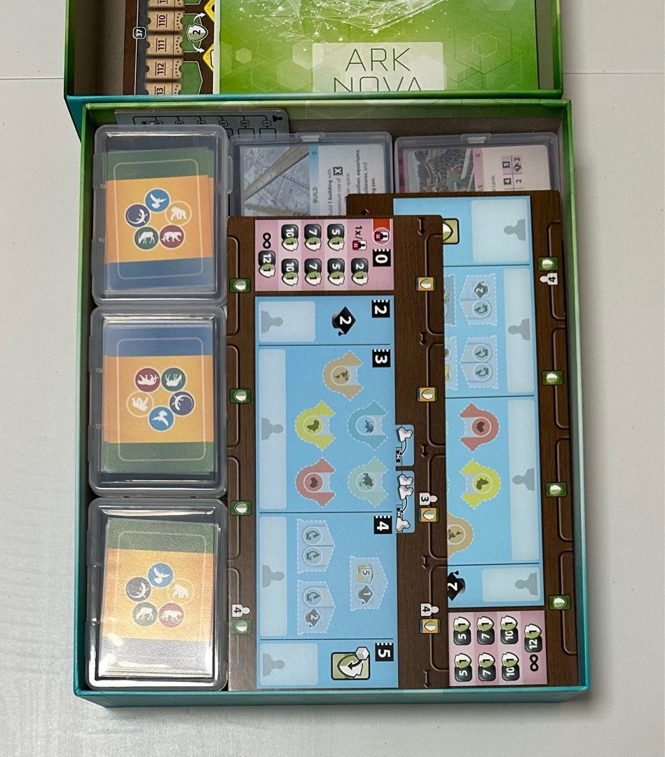 Ark Nova + Marine World + Map Pack 1 + Accessories board game, Hobbies ...