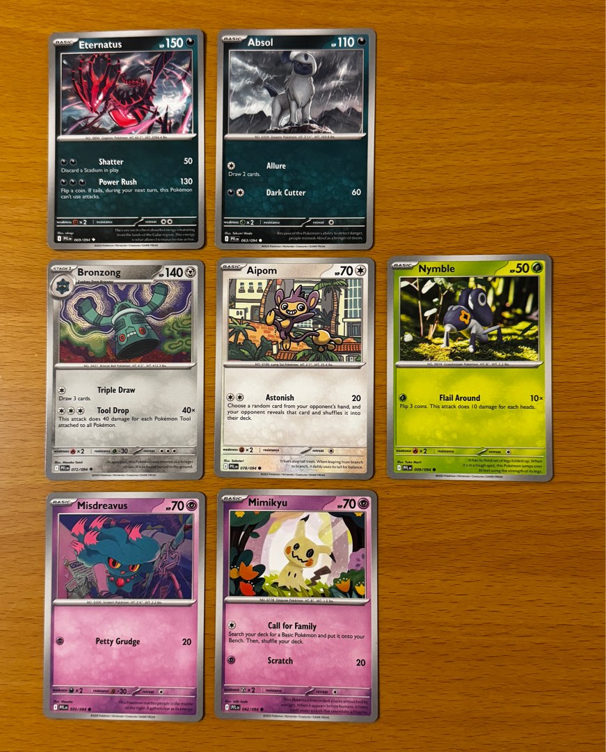 Assorted Normal English Pokemon Cards - ( Phantasmal Flames from Mega ...
