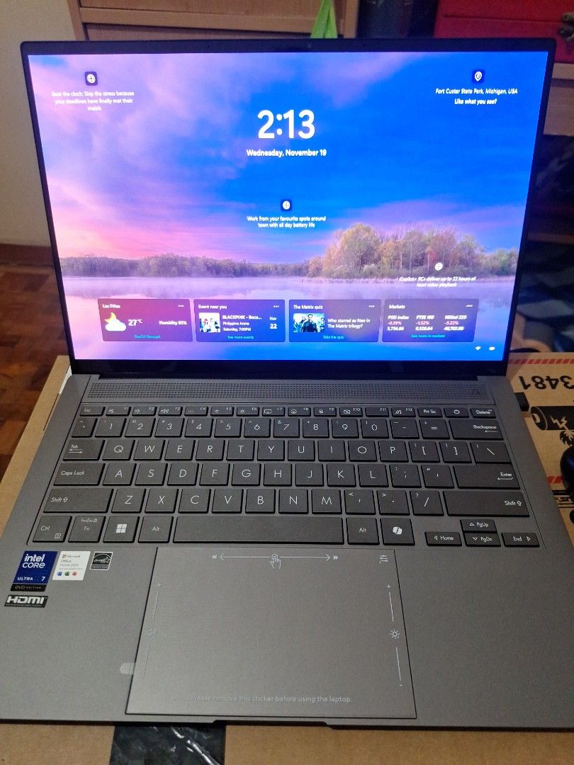 Asus Zenbook S14 Touch Screen Oled Laptop ultra 7 copilot, Computers ...