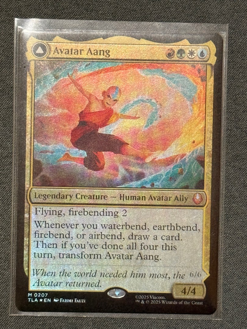Avatar Aang Magic: The Gathering Card, Hobbies & Toys, Toys & Games on ...