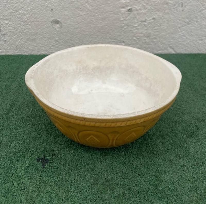 B726 Mangkuk Adunan Besar 30 cm Mixing Bowl Yellow, Furniture & Home ...