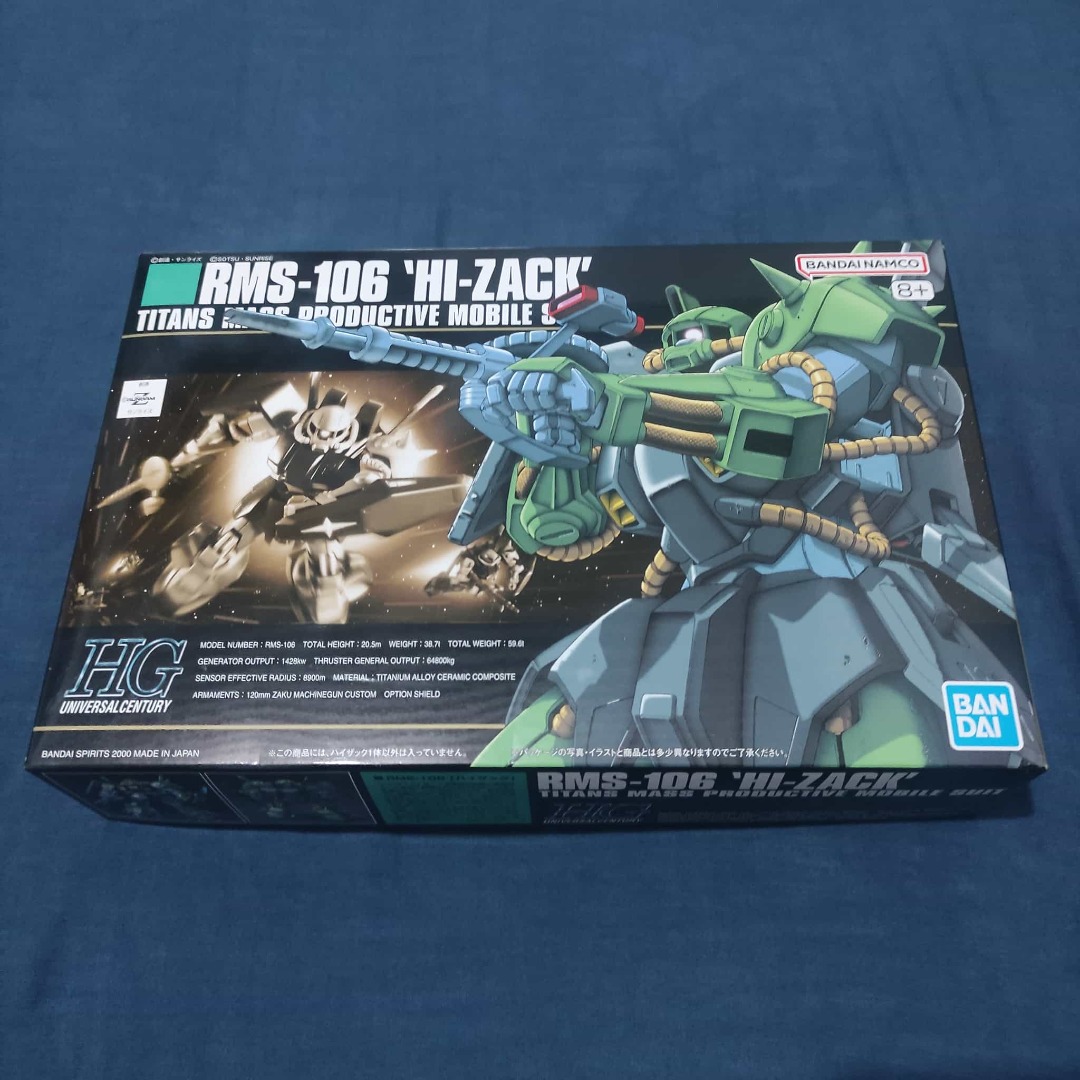 Bandai Hi Zack HG 1/144 high grade Gundam mecha robot model kit toys ...