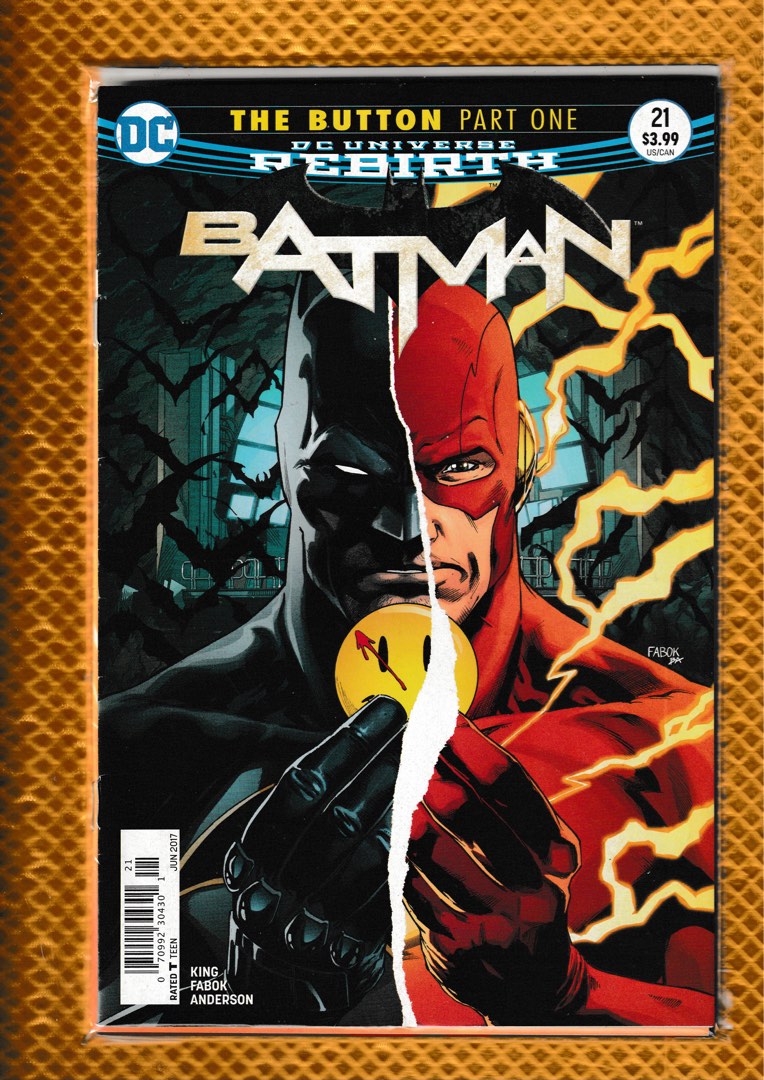 Batman Rebirth: The Button Comic Book Set, Hobbies & Toys, Books ...