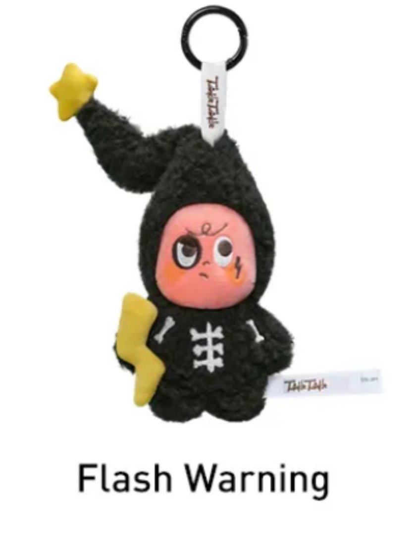 BNIF twinkle twinkle lighting Flash Warning Plush Keychain, Hobbies ...