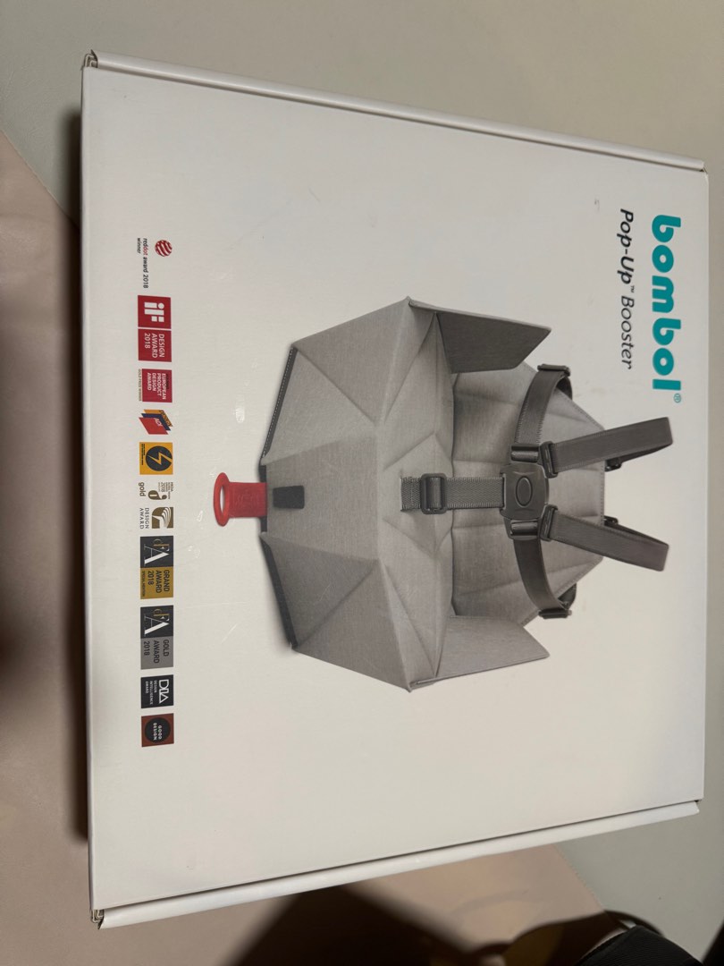 Bombol Pop-Up Booster 摺疊式餐椅, 兒童＆孕婦用品, 兒童傢具, 兒童傢具 - 桌子及椅子 - Carousell