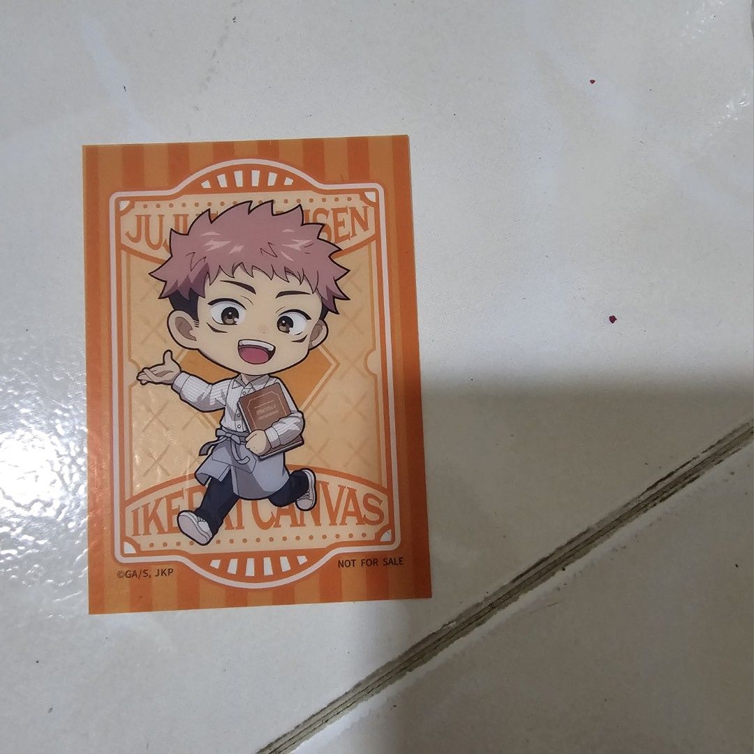 [BRAND NEW] Jujutsu Kaisen JJK IKEPRI CANVAS collab chibi card Itadori ...