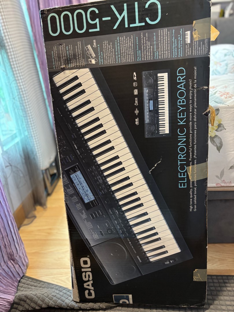 Casio CTK-5000 Electronic Keyboard, Hobbies & Toys, Musical Instruments ...
