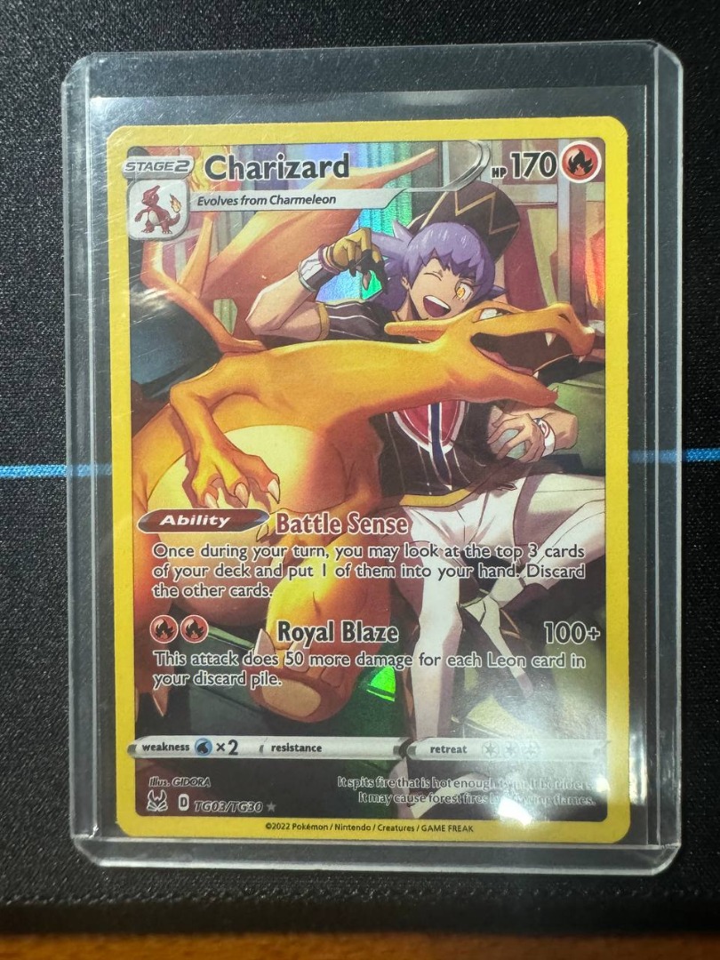 Charizard TG03/TG30 - Pokemon Card Trainer Gallery, Hobbies & Toys ...