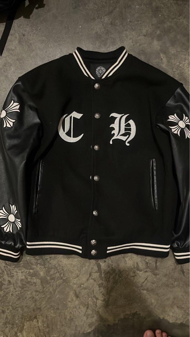 Chrome Hearts Varsity Jacket, Men's Fashion, Coats, Jackets and ...