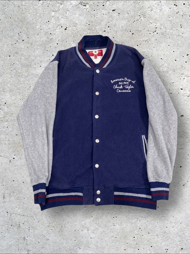 Converse Chuck Taylor Varsity Sweater M(23*27, Men's Fashion, Coats ...