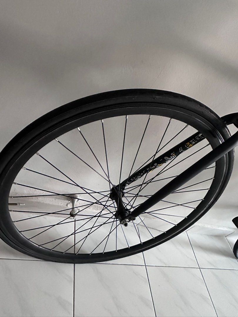 Cranston Fixed Gear Bike - Black, Sports Equipment, Bicycles & Parts, Bicycles on Carousell